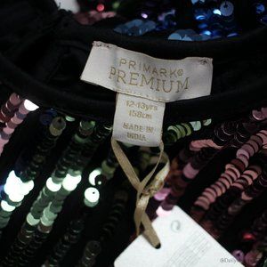 Primark | Dresses | Primark Premium Girls Sequin Striped Party Special ...